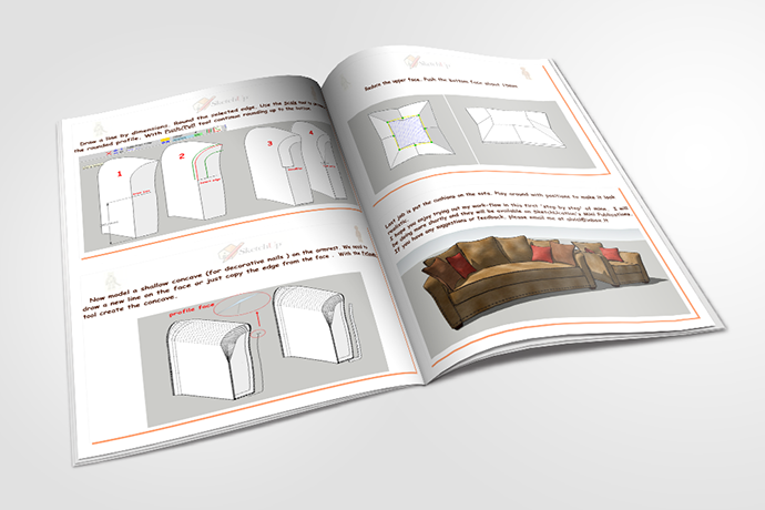 How to model Sofa and Cushions in SketchUp | SketchUcation